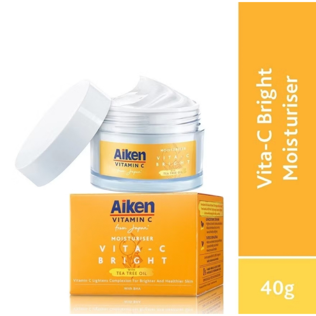 Aiken Vita-C Brightening Moisturizer 40g | Shopee Malaysia