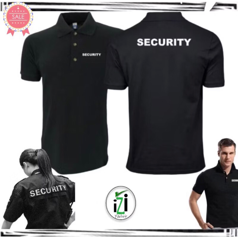 Unisex Security Polo Shirt | Premium Cotton Uniform | Short Sleeve ...