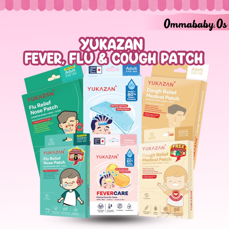 YUKAZAN RELIEF GEL PATCH FOR FEVER | FLU | COUGH | Shopee Malaysia