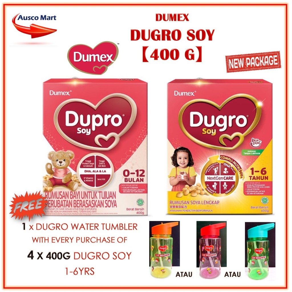 DUGRO SOY 400G 【0-12 MONTHS /1-6 YEARS】 | Shopee Malaysia