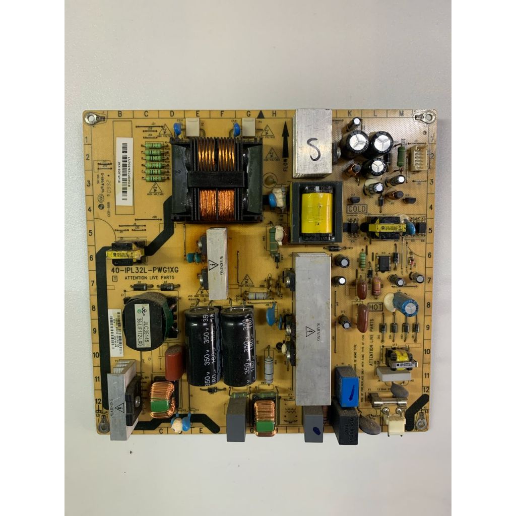 TV PHILIPS LCD 32PFL3409 POWER BOARD MODEL 40-IPL32L-PWG1XG (USED ...