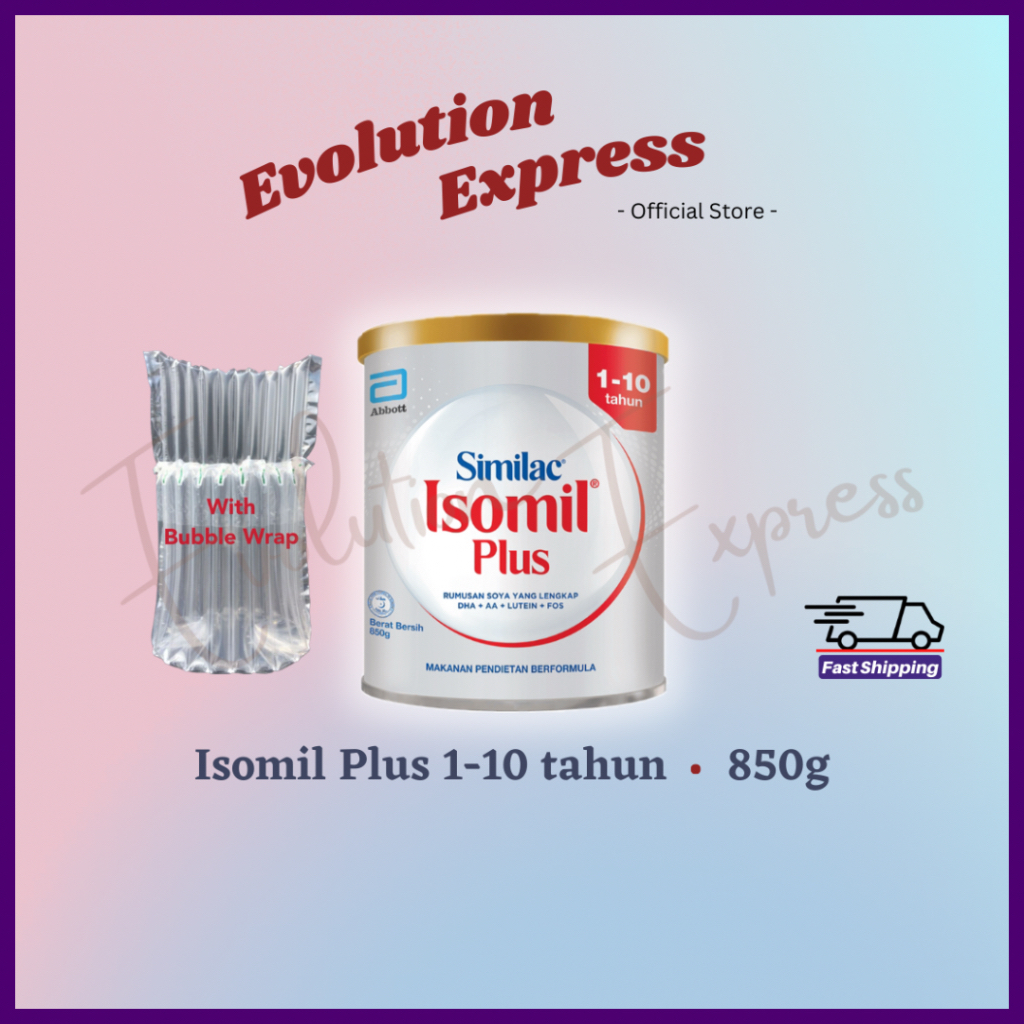 [Abbott] Isomil Plus 1-10 Years Old Soy Milk ( 400g / 800g / 850g ...