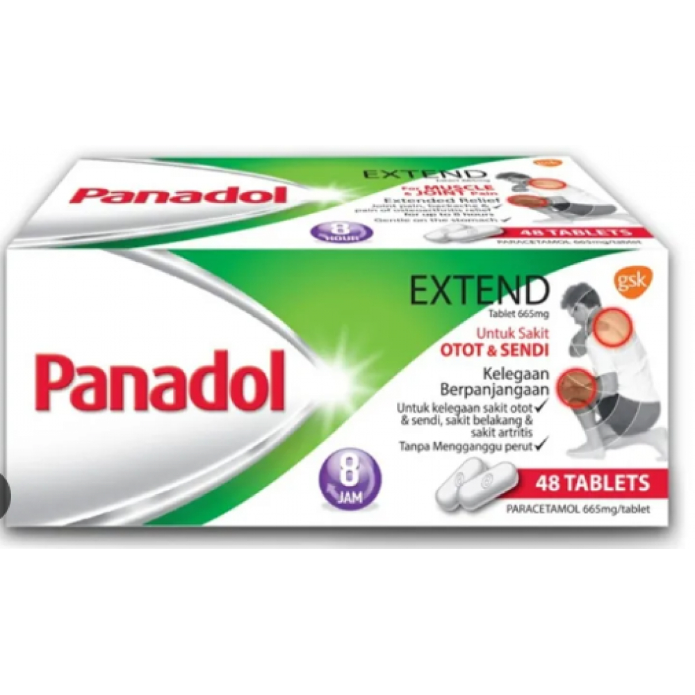 Panadol Extend 665mg (48 Caplets) [EXP 12/2025] | Shopee Malaysia