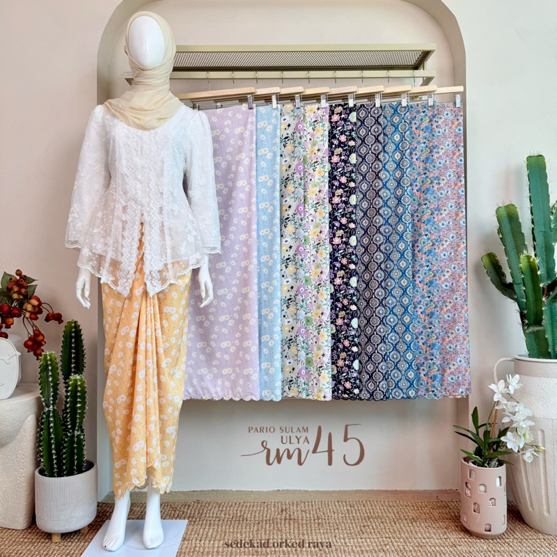 PARIO SULAM ULYA BY BUTIK ORKED.CO | Shopee Malaysia