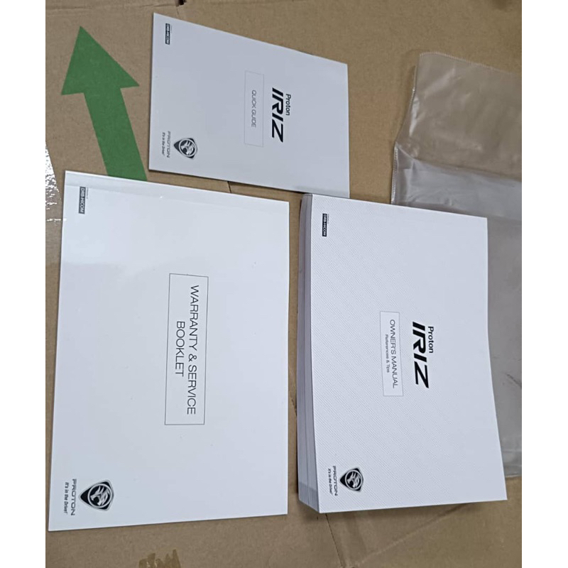 Original Proton Iriz Owner Manual Book- Pw945351 | Shopee Malaysia