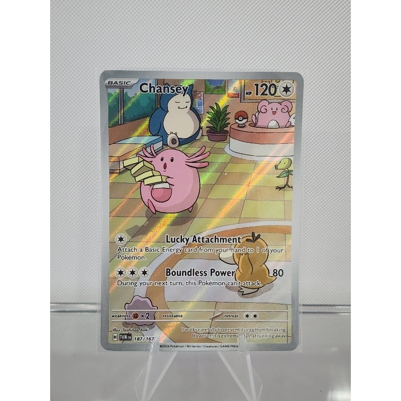 2024 Chansey Card (Full Art Holo) | Shopee Malaysia