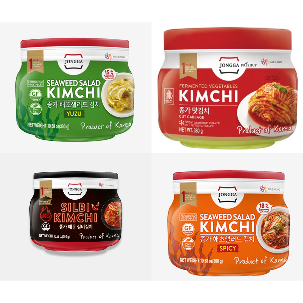 DS JONGGA Seaweed Salad Kimchi Spicy / Yuzu / Super Spicy Silbi Kimchi ...