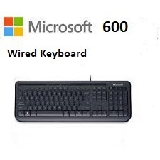MICROSOFT 600 USB Wired Keyboard (Black)(Used) | Shopee Malaysia