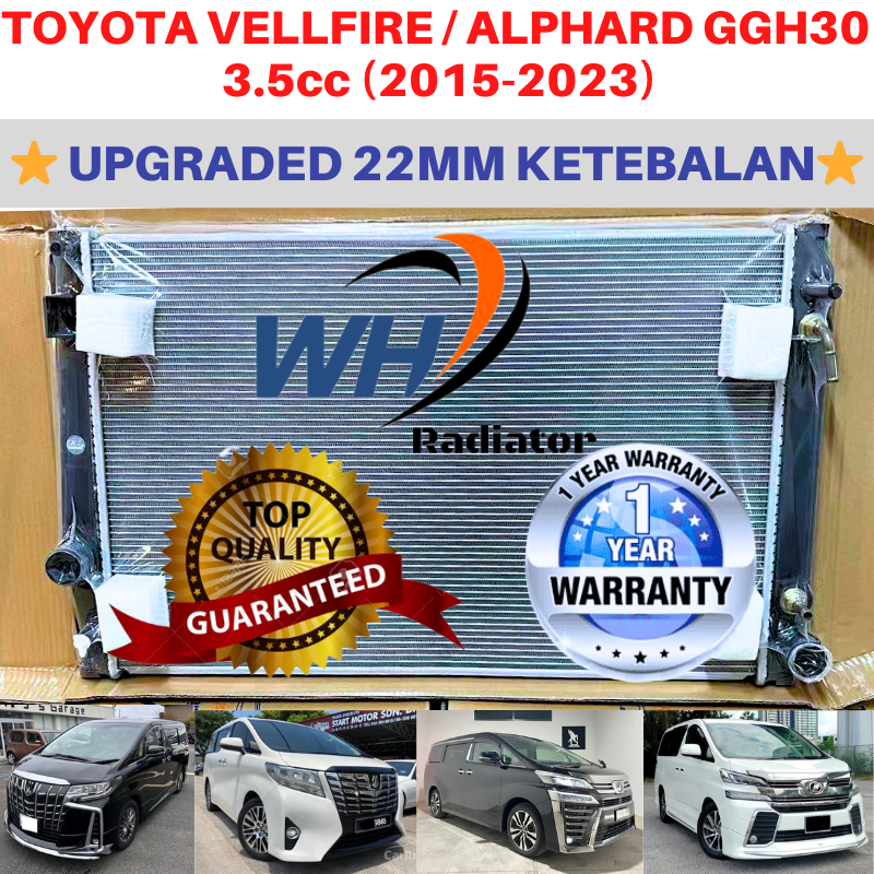 TOYOTA VELLFIRE / ALPHARD GGH30 3.5cc 15' (22mm)Double Layer TOP ...
