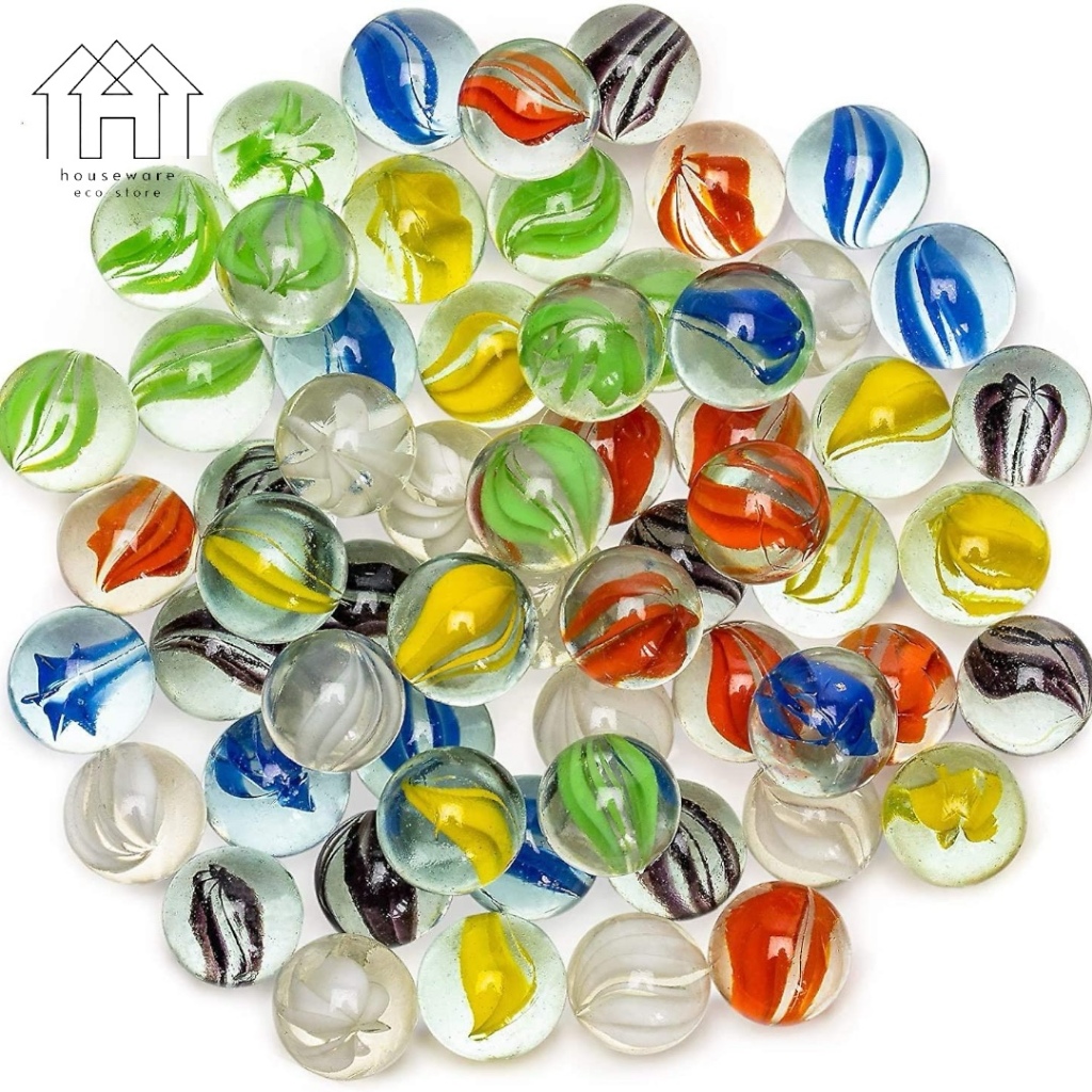 16mm Glass Marble Crystal Ball Decoration Aquarium Congkak Guli Green ...