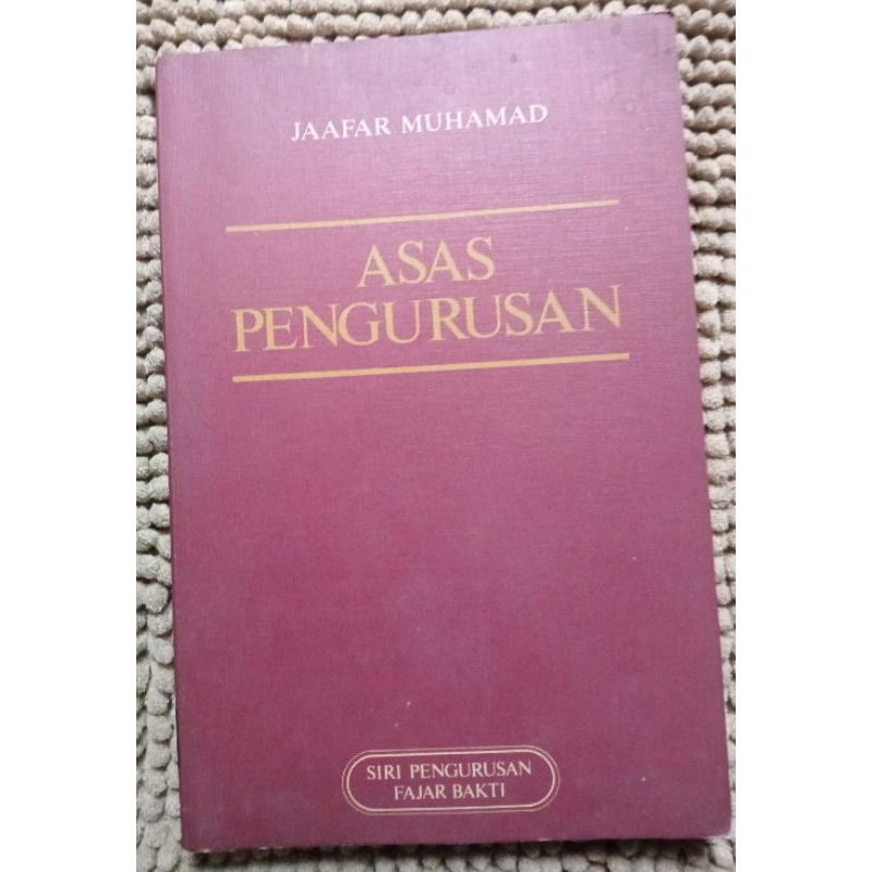 preloved ASAS PENGURUSAN jaafar Muhammad | Shopee Malaysia
