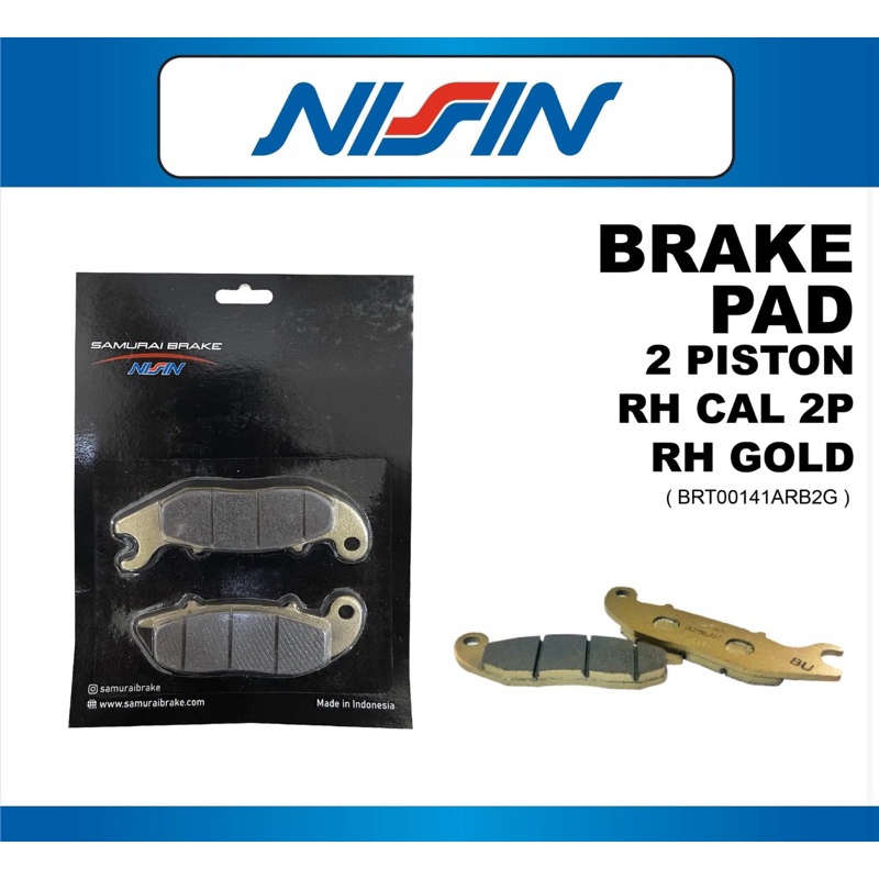 NISSIN OFFICIAL DEALER - 100% ORIGINAL NISSIN BRAKE PAD /2 PORT 2 ...