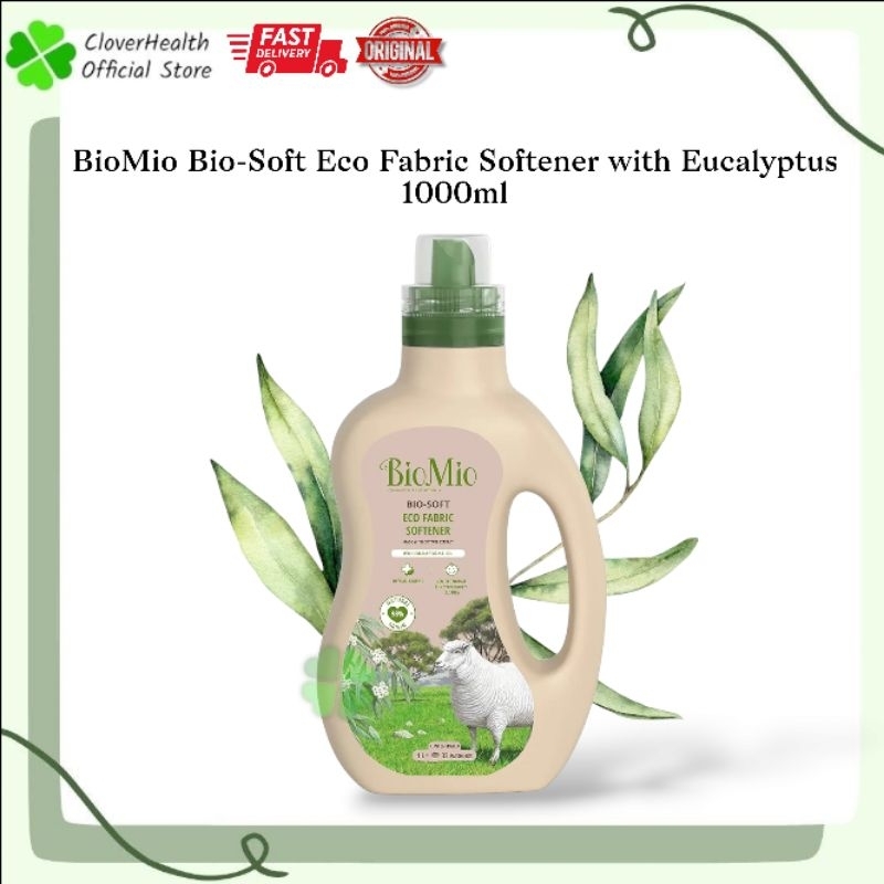 BioMio Bio-Soft Eco Fabric Softener with Eucalyptus 1000ml | Shopee ...