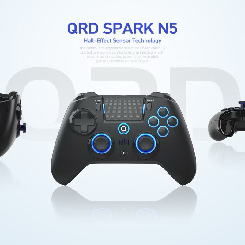 QRD Spark N5 🔥🇲🇾 Ps4 Pc Controller Android IOS Laptop Phone Bluetooth ...