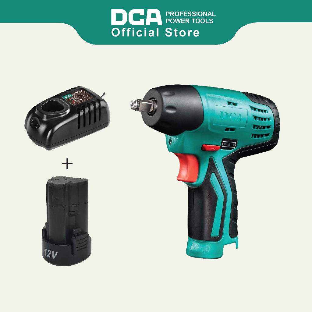 DCA Cordless Impact Wrench Combo Set (3"/8''/12V) ADPB10(A) | Shopee ...