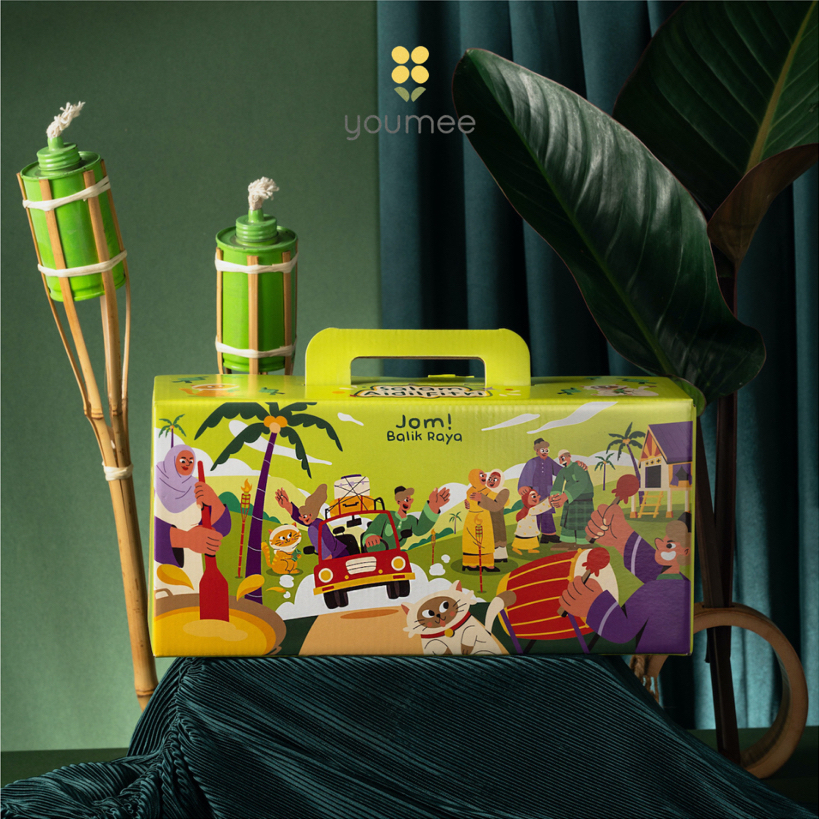 Youmee Jom Balik Raya Gift Box Set 2025 HALAL | Shopee Malaysia