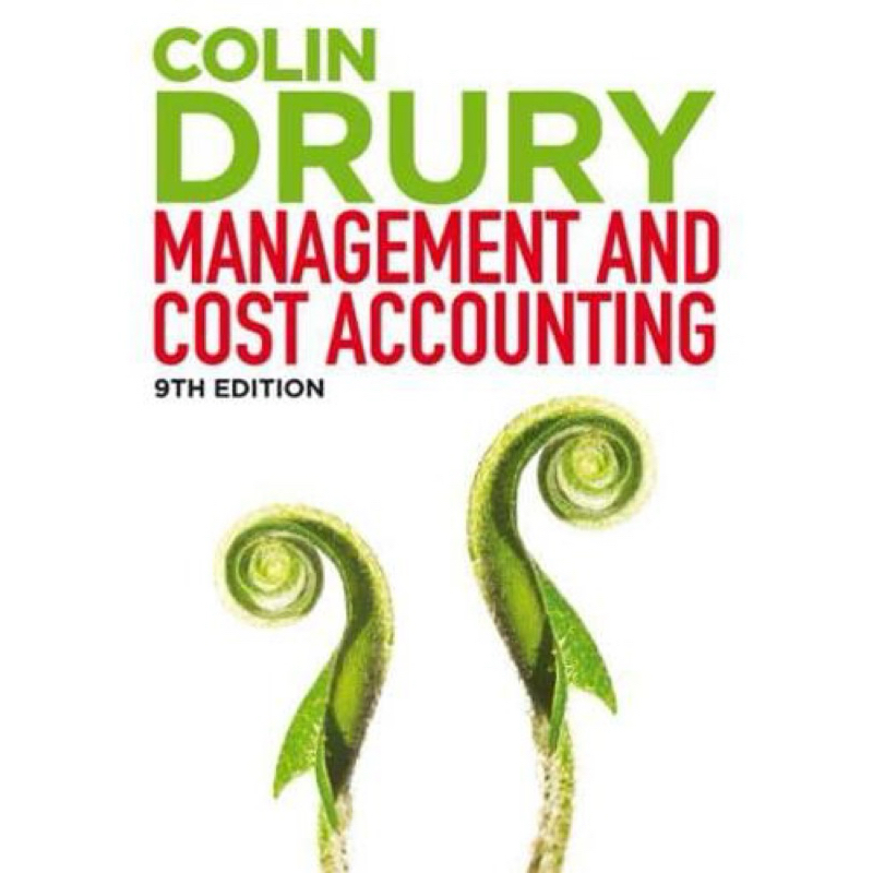 【USED】 Colin Drury Management and Cost Accounting 9th Edition Hard Copy ...