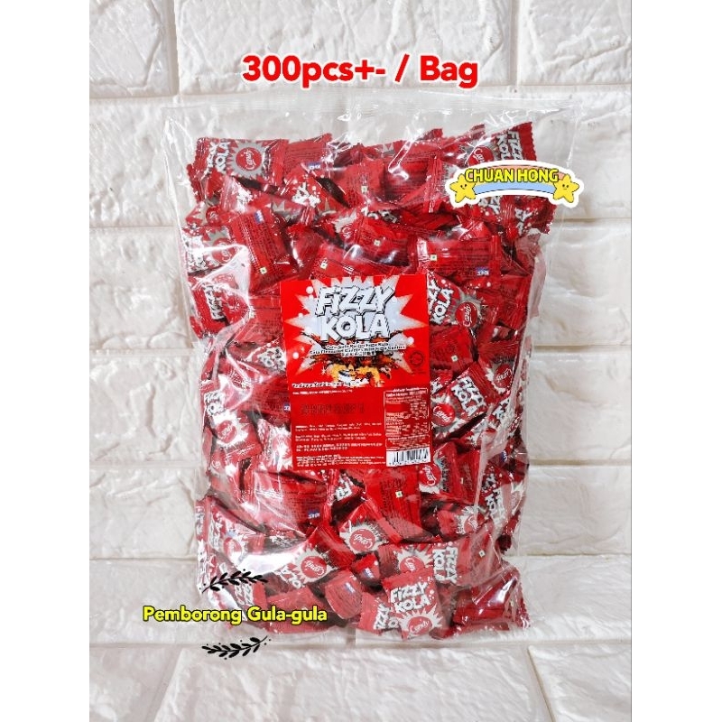 Fizzy Kola Cola Candy 300pcs+- / Bag | Shopee Malaysia