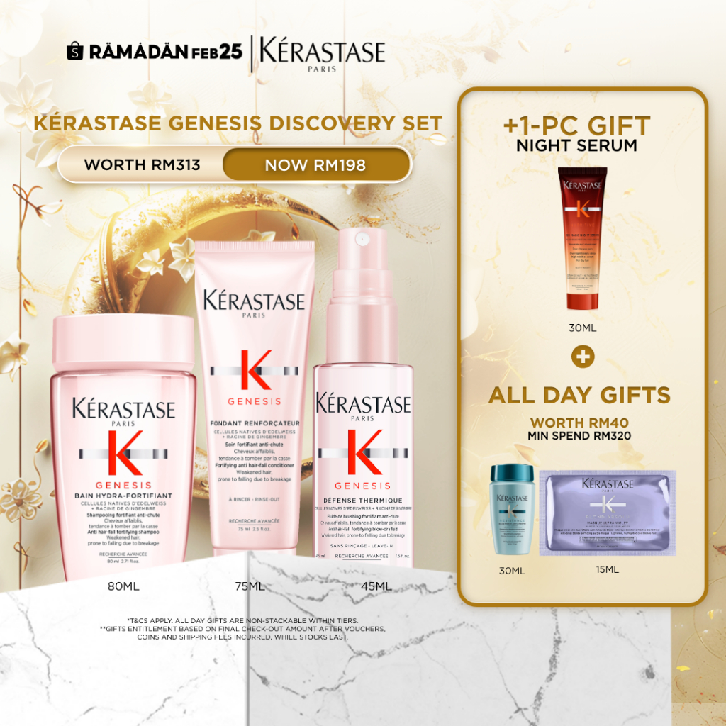 [UNTIL 28 FEB ONLY] KERASTASE Genesis Discovery Set | Shopee Malaysia