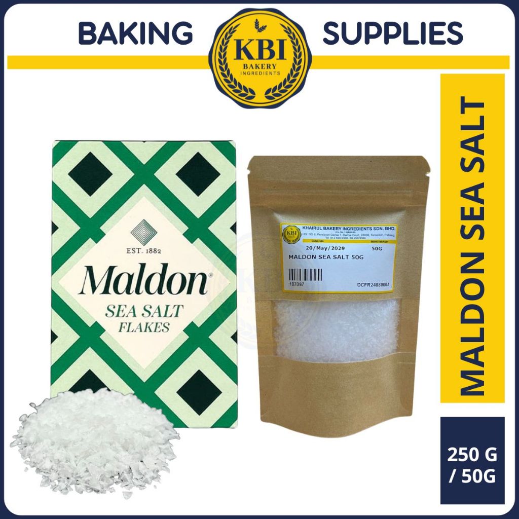 KBI Maldon Sea Salt Flakes 250G /50G ( Original/Repacking) | Shopee ...