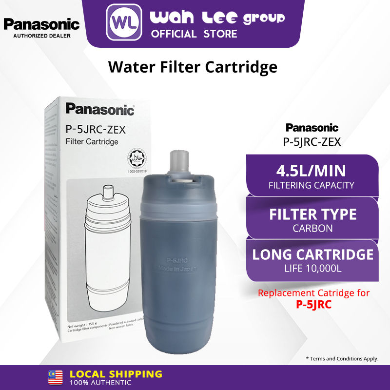 Panasonic P-5JRC Water Filter Cartridge P-5JRC-ZEX For Water Purifier ...