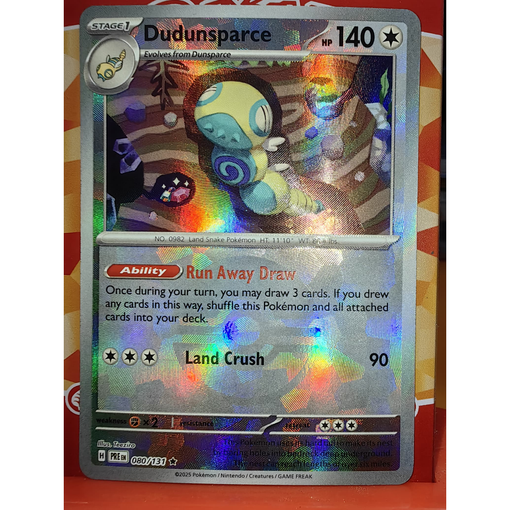Dudunsparce 080/131 (Poke Ball Pattern) - SV: Prismatic Evolutions (PRE) | Shopee Malaysia