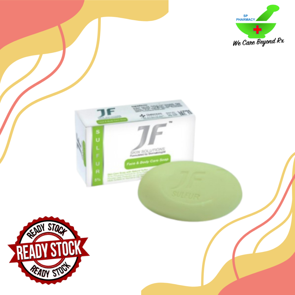JF ANTI ACNE FACE&BODY CARE SOAP 5% SULFUR 100G (EXP MARCH 2026 ...