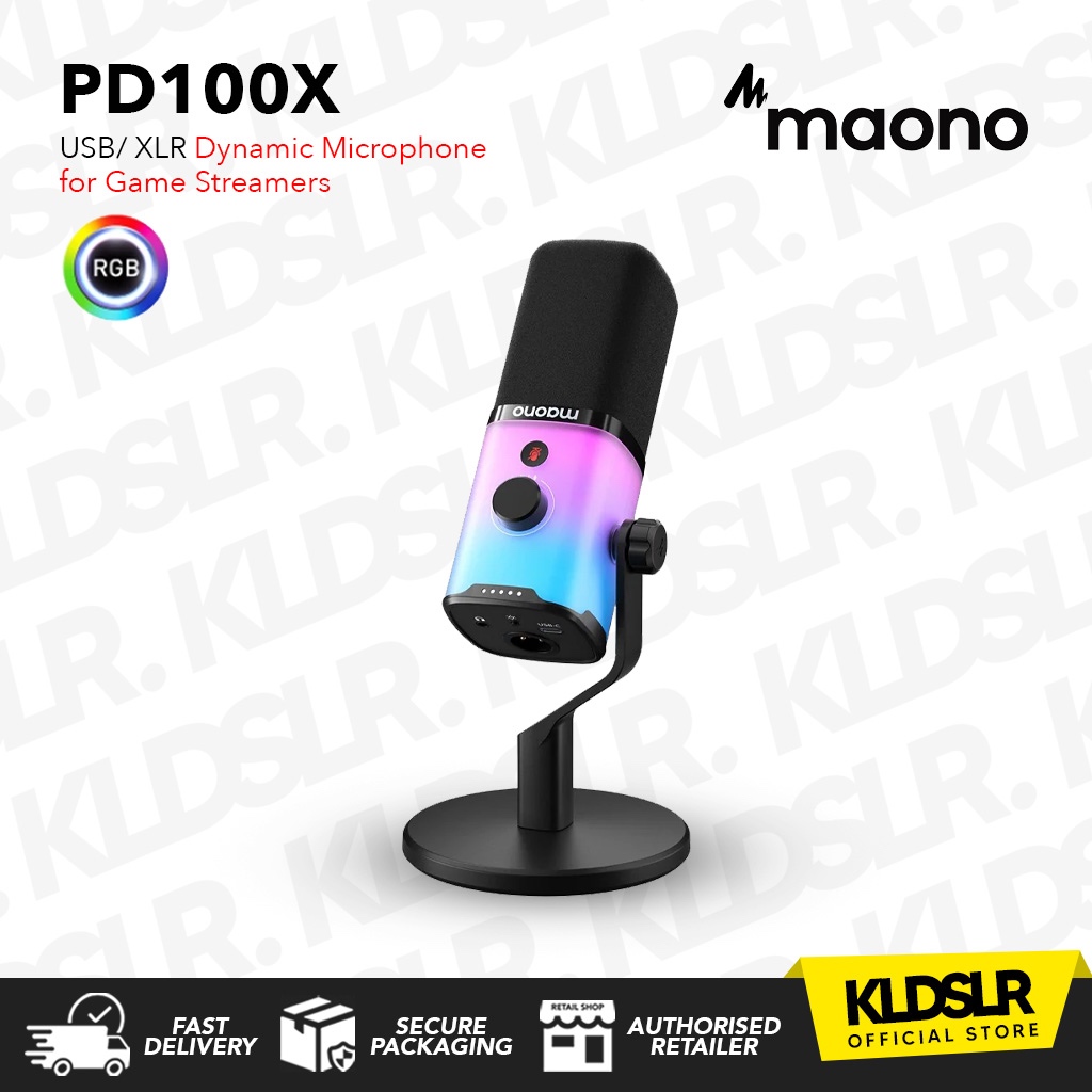 Maono PD100X USB/XLR Dynamic Microphone for Game Streamers | Shopee Malaysia