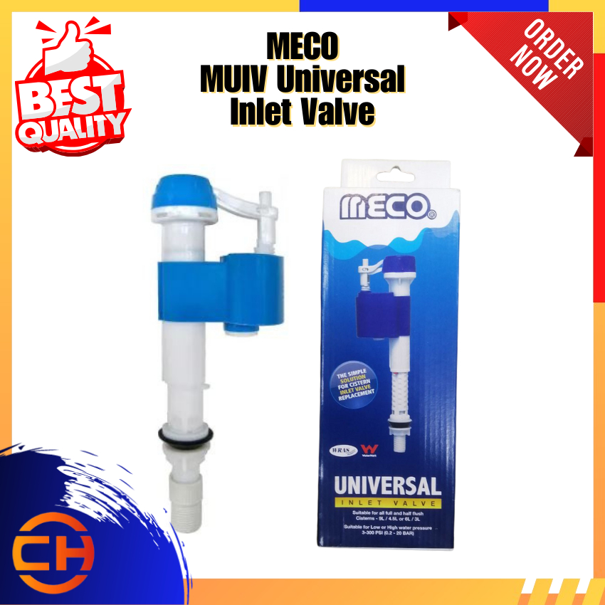 MECO MUIV Universal Adjustable Toilet Tank Fill Valve for Water Closet ...