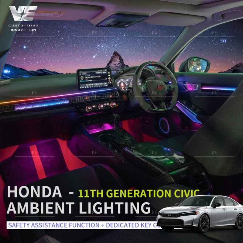 VE Honda civic fe 2022-2025 dynamic car oem ambient light ambient light ...