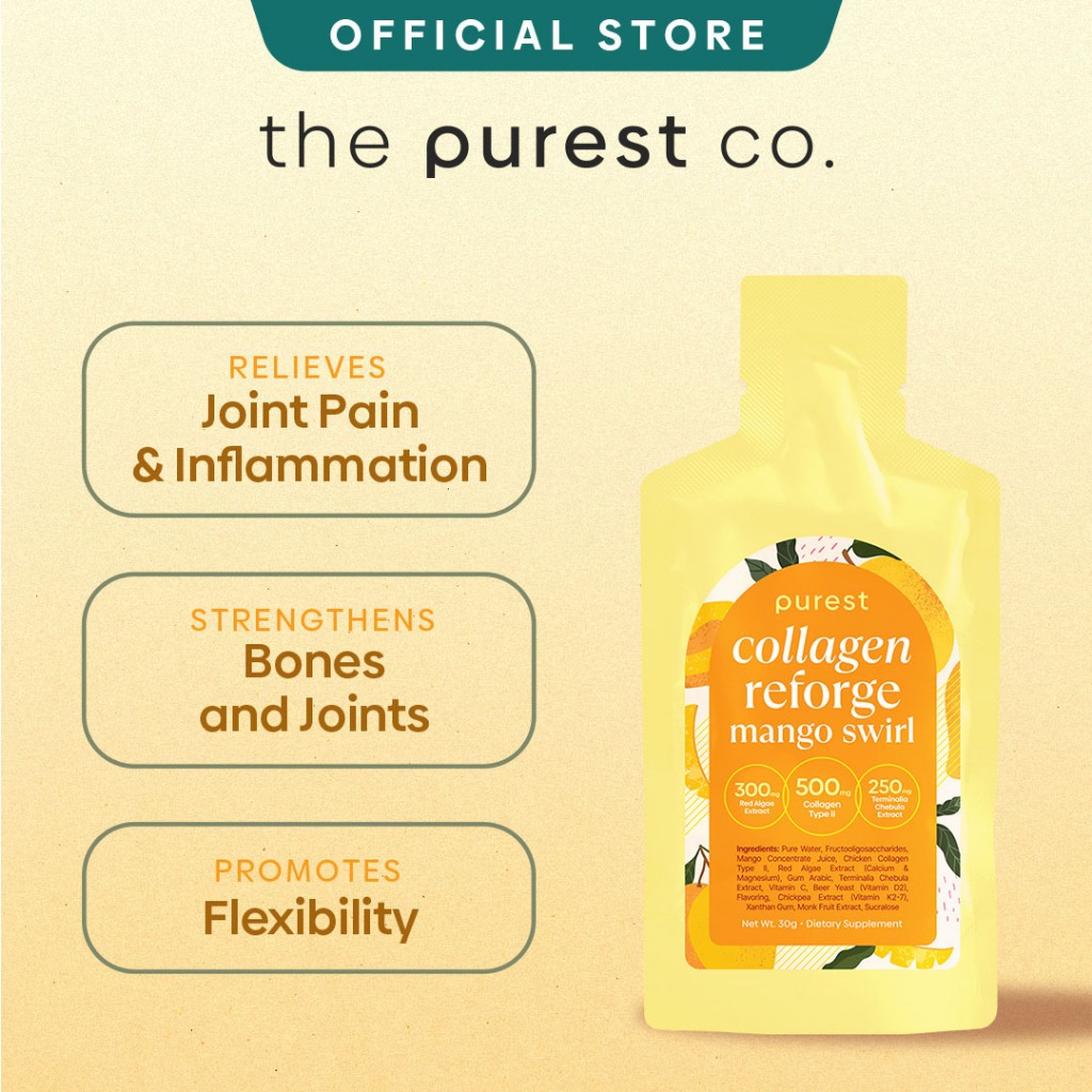 [NEW] Purest Co Collagen Reforge Mango Swirl - For Strong and Healthy ...