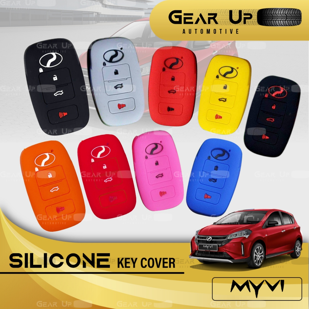 𝐒𝐈𝐋𝐈𝐂𝐎𝐍𝐄 𝐊𝐄𝐘 𝐂𝐎𝐕𝐄𝐑 Perodua MYVI 2025 2024 Facelift GEN 3 G3 Accessories ...