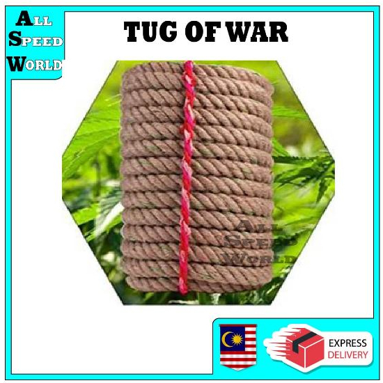 TALI TARIK TALI / 1TUG OF WAR ROPE WITH CABLE JUTE / SUKAN TALI TARIK ...