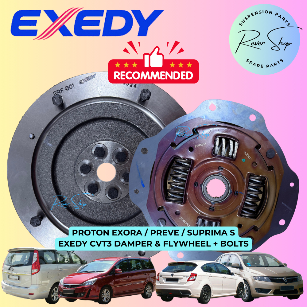 Proton Exora, Preve, Suprima S Cvt 3 Damper, Flywheel + Bolts (6 Hole ...