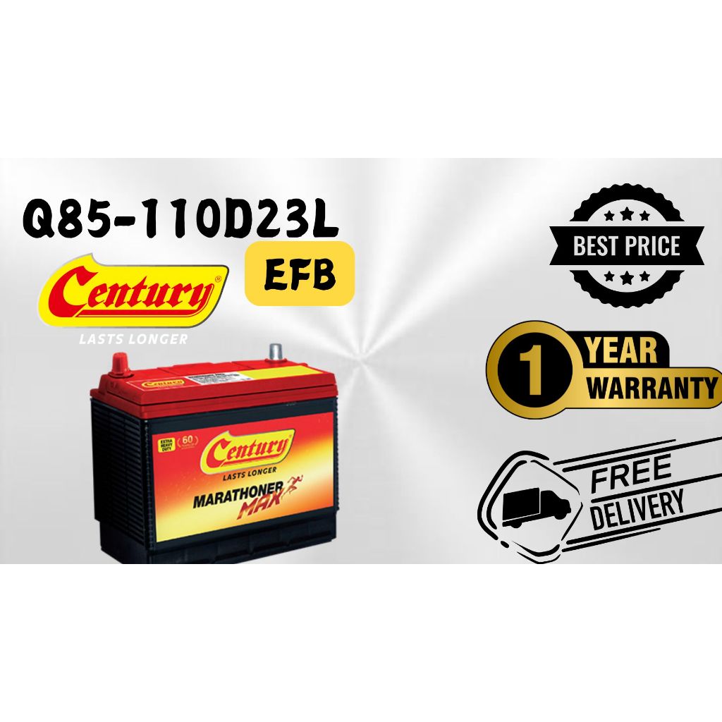 (Installation Included)Century Q85/115D23L START/STOP BATTERY -MAZDACX5 ...