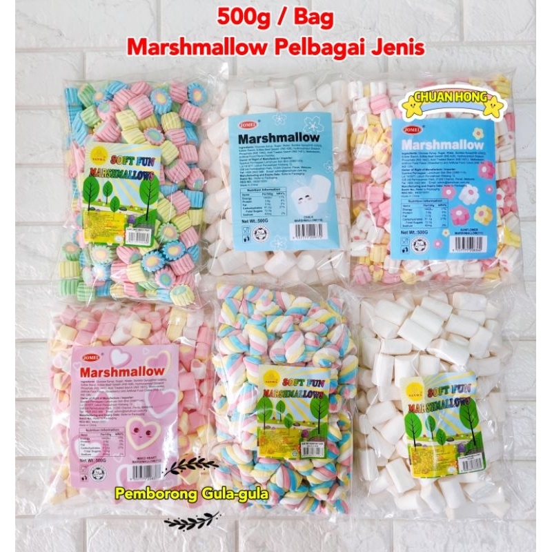 Marshmallow Halal 500g / Bag | Shopee Malaysia