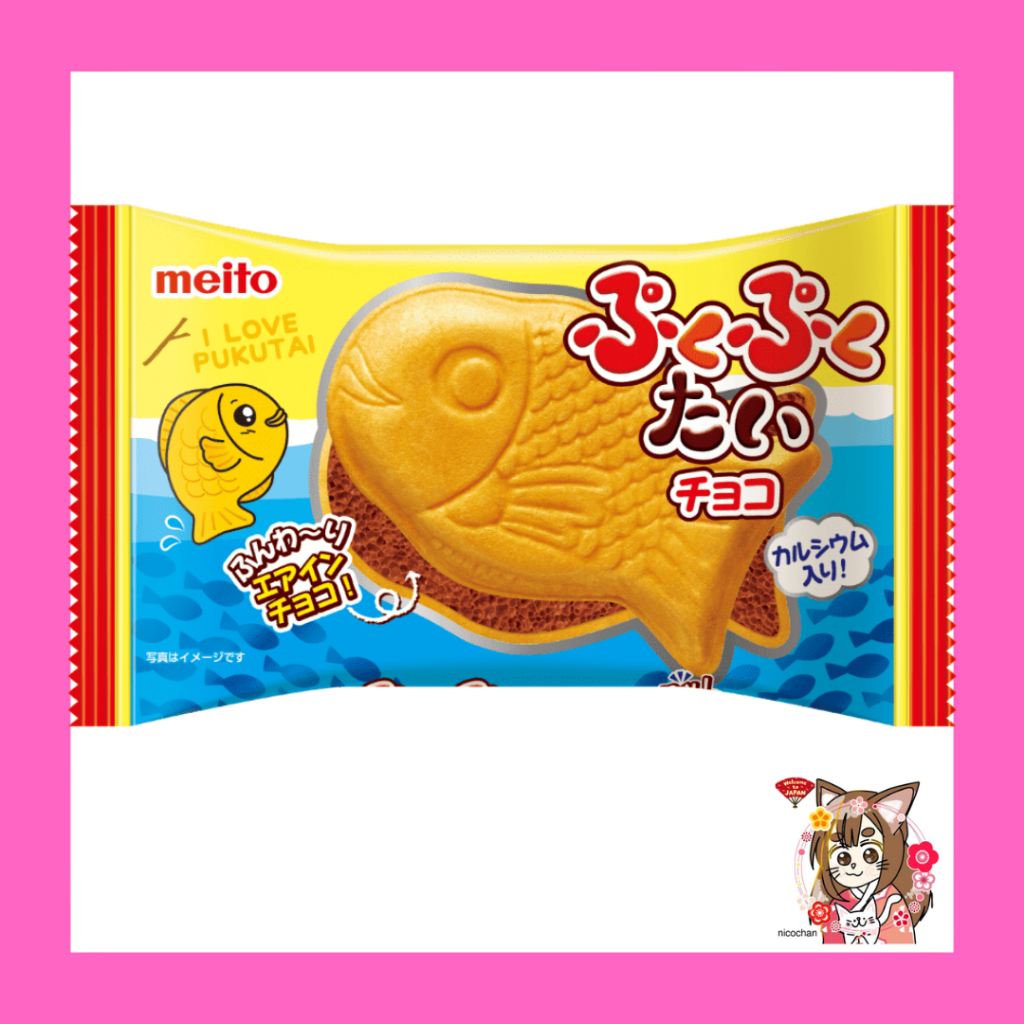 MEDE in japan MEITO SANGYO Pukupuku Tai Choco | Shopee Malaysia