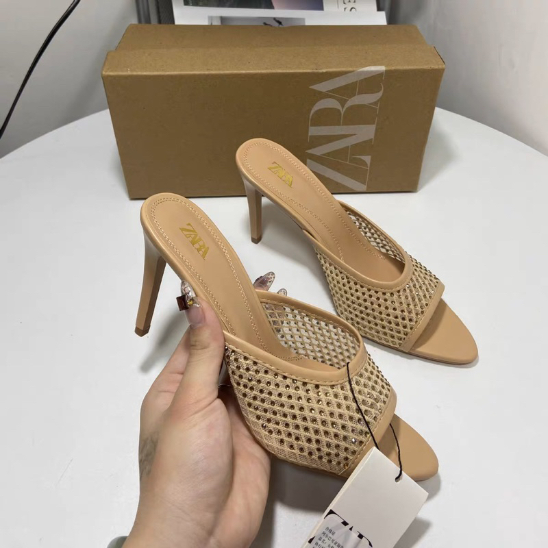 READY STOCK 🇲🇾🇲🇾 new collection zara heels raya 2025 😍😍 | Shopee Malaysia