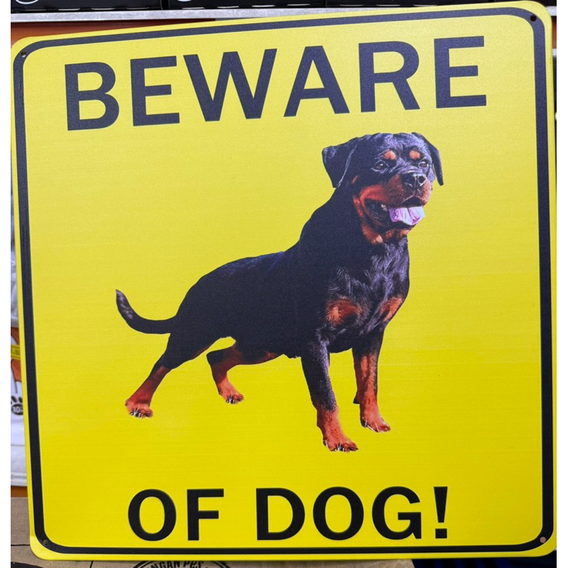 BEWARE OF DOG SIGN BOARD 30x30cm metal | Shopee Malaysia