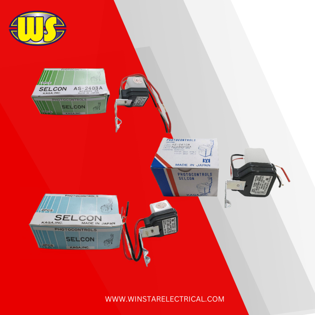 ORIGINAL JAPAN SELCON PHOTO SENSOR PHOTOCONTROLS SWITCH 3A / 6A / 10A ...
