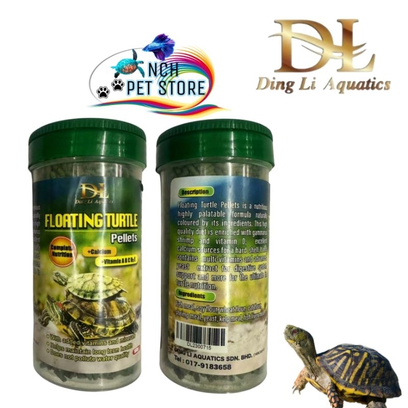 DL FLOATING TURTLE PELLET MAKANAN KURA-KURA 100G | Shopee Malaysia
