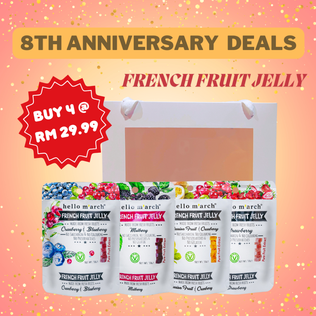 [ANNIVERSARY DEALS] Hello M'arch French Fruit Jelly Special Gift Set | Shopee Malaysia