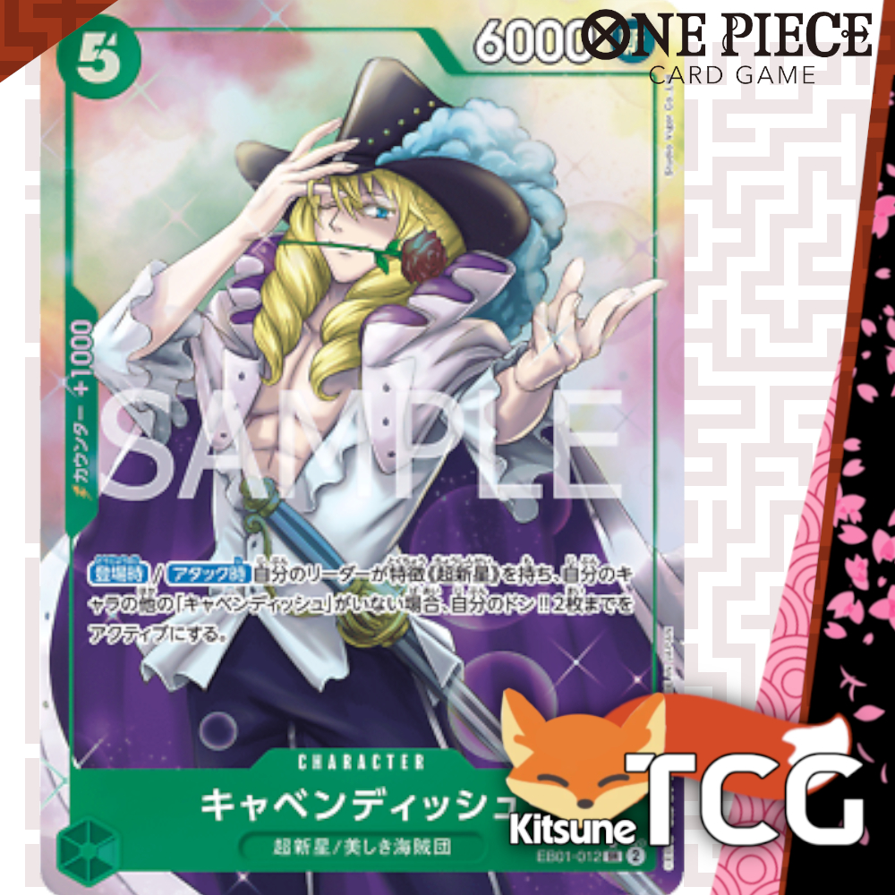 One Piece Cavendish EB01-012 SR Trading Card Game Collectible | Shopee Malaysia