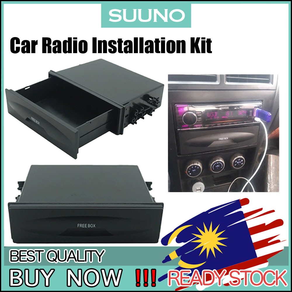 Universal Car Auto Single Din Dash Radio Installation Kit - Pocket ...