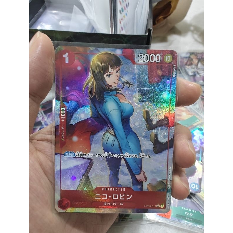 Bandai One Piece OPTCG PRB Parallel AA UC OP05-010 Robin | Shopee Malaysia