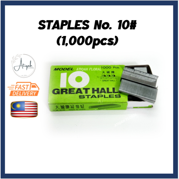 Staples No. 10# (1,000 pcs) | Shopee Malaysia