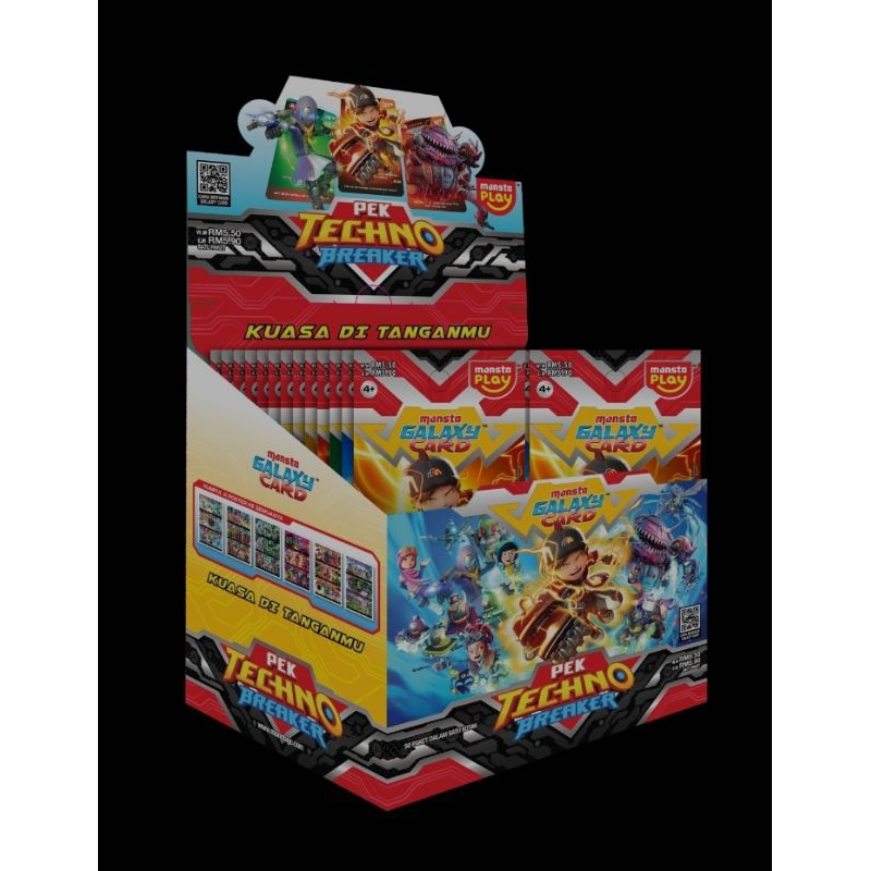 [ORIGINAL] NEW PEK TECHNO 2025 MONSTA BOBOIBOY GALAXY GAME CARD: PEK ...