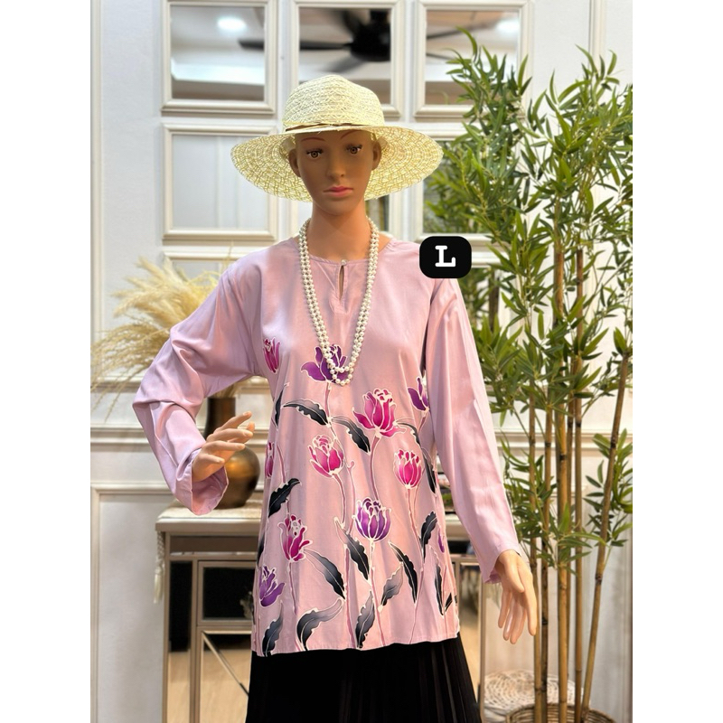 BLOUSE NAFEESA BY ROZA SILK HOUSE | Shopee Malaysia