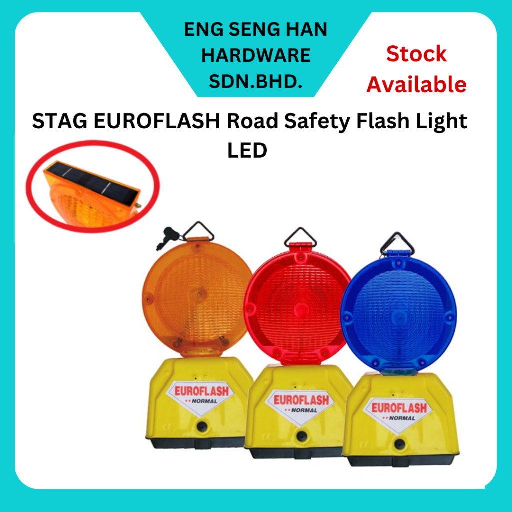 Road Safety Flash Light LED / Euro Flashlight Solar / Lampu keselamatan ...