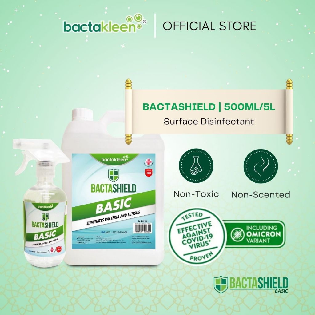 BACTAKLEEN Bactashield Basic | Surface Protection To Eliminate Bacteria ...